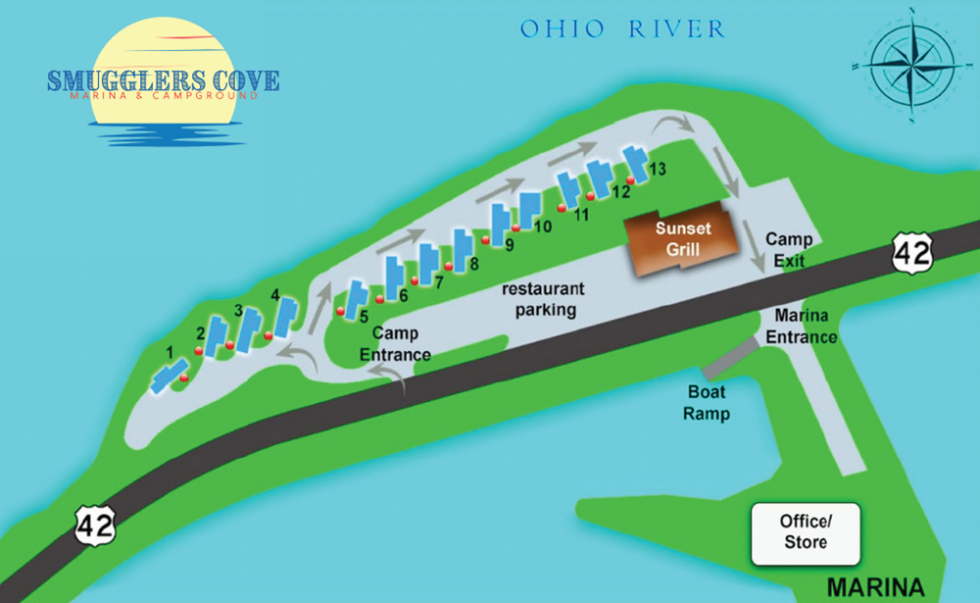 Camp Sites - Smugglers Cove Marina & Campground